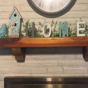 Accents | Cottage Wooden Sign Farmhouse Home Decor Mantel Table ...